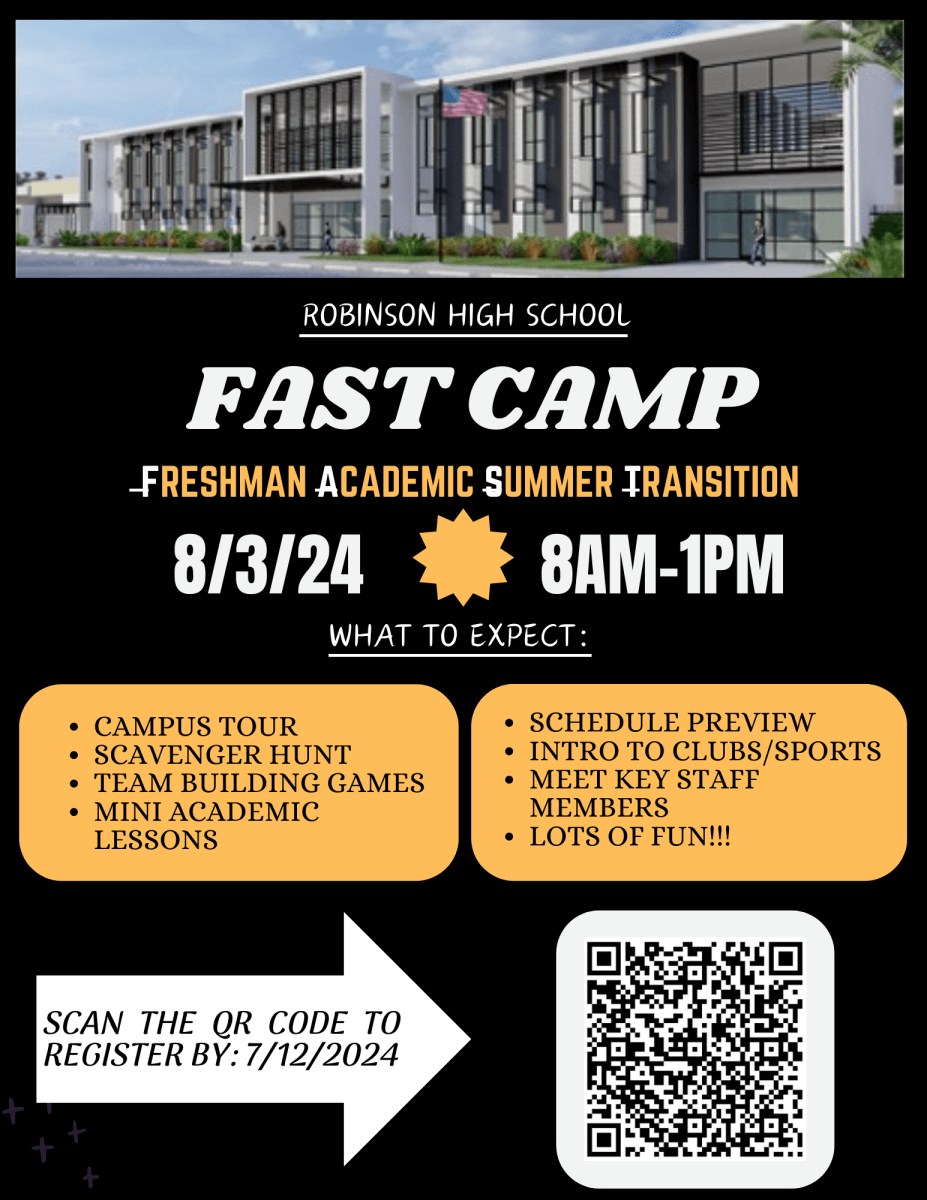 Register for FAST Camp – Robinson High School PTSA